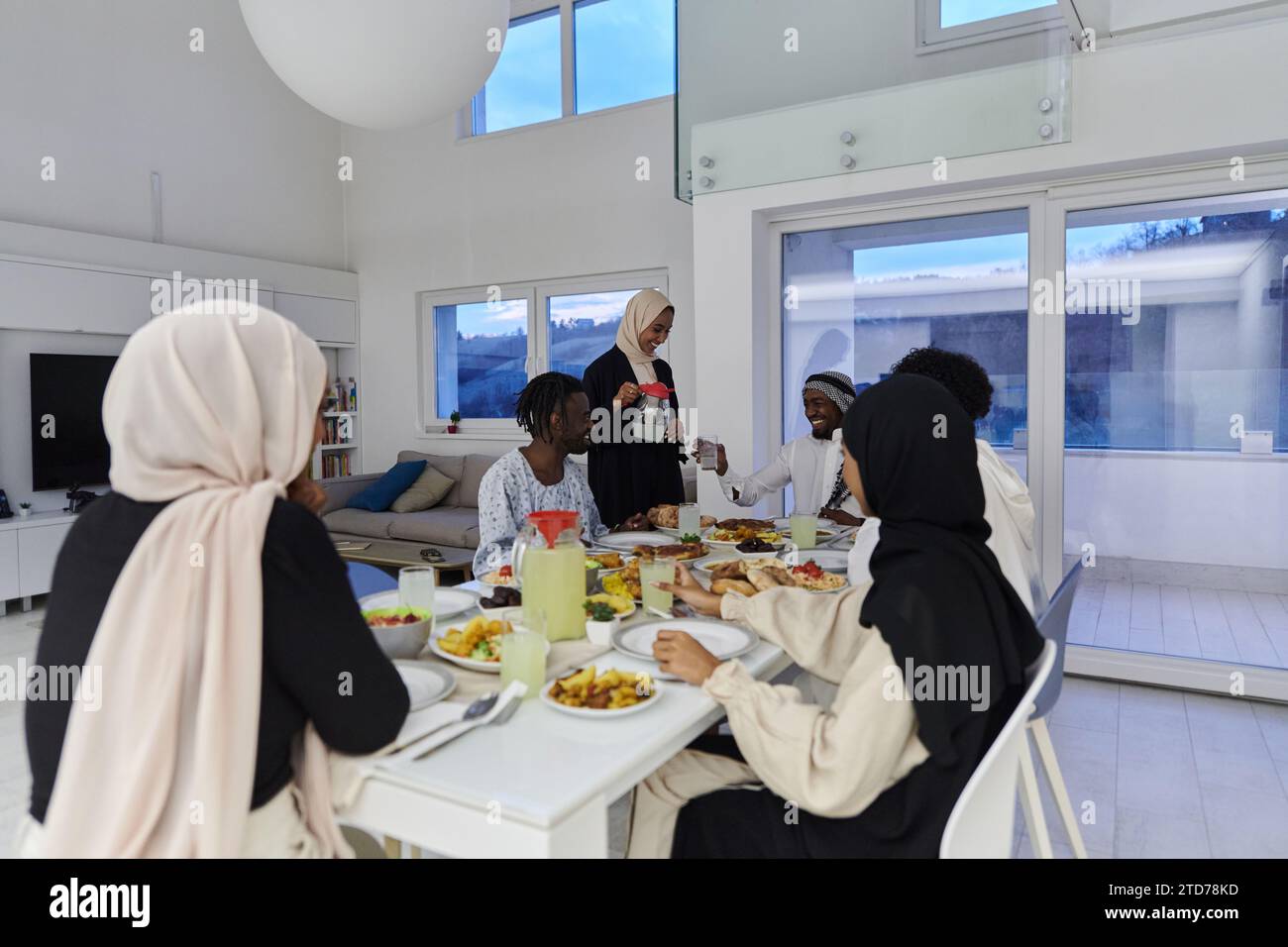 In the sacred month of Ramadan, a Muslim family joyously comes together ...