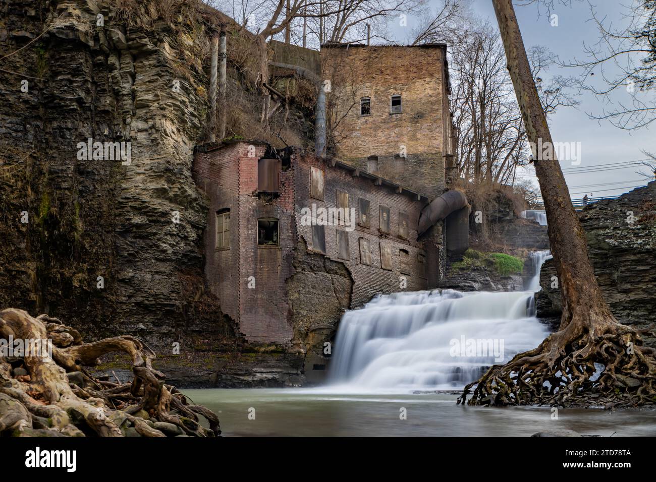 Abandoned Mill at Wells Falls, Businessman's Lunch Falls, on Six Mile ...