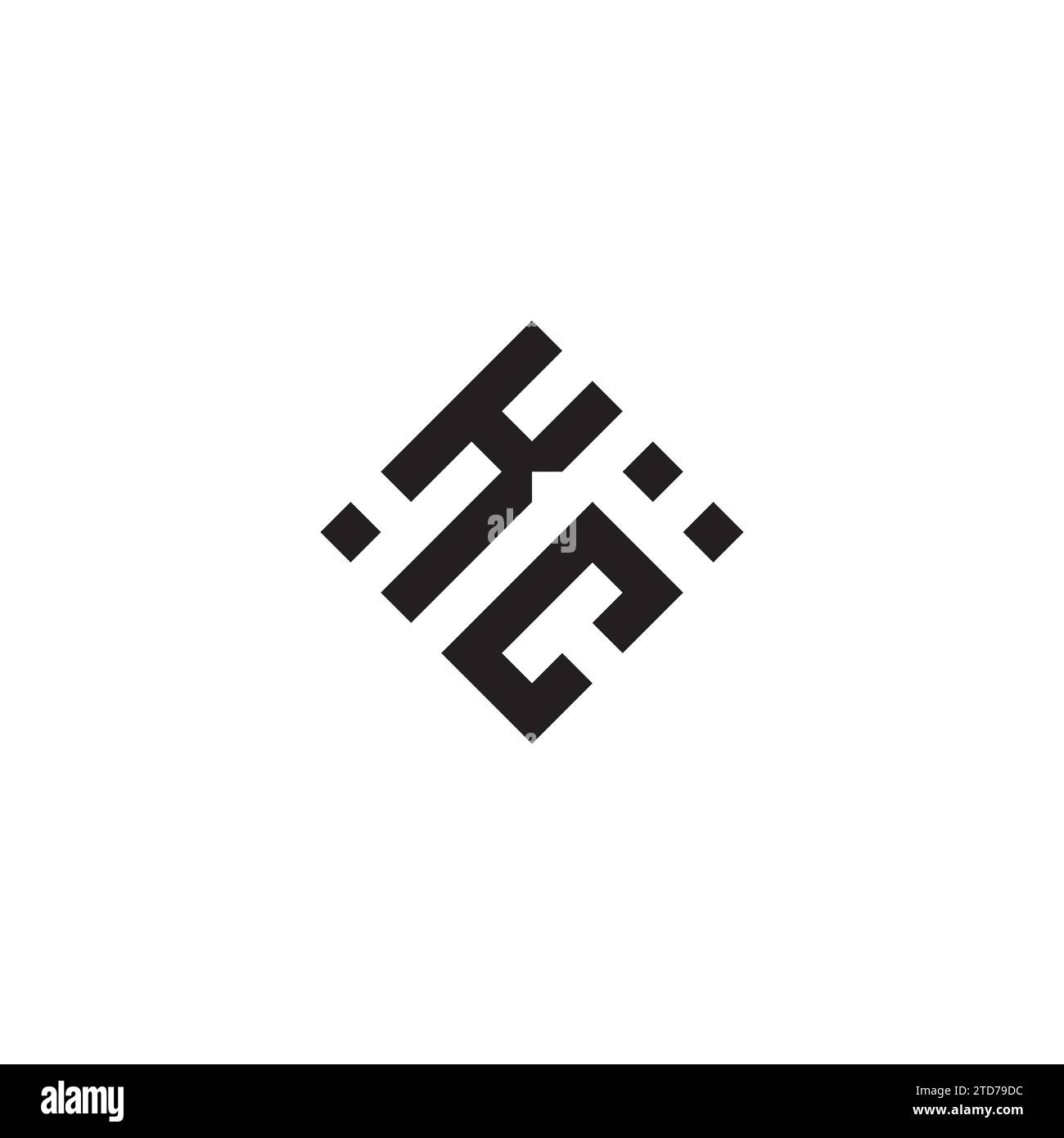 Ck text logo Stock Vector Images - Alamy