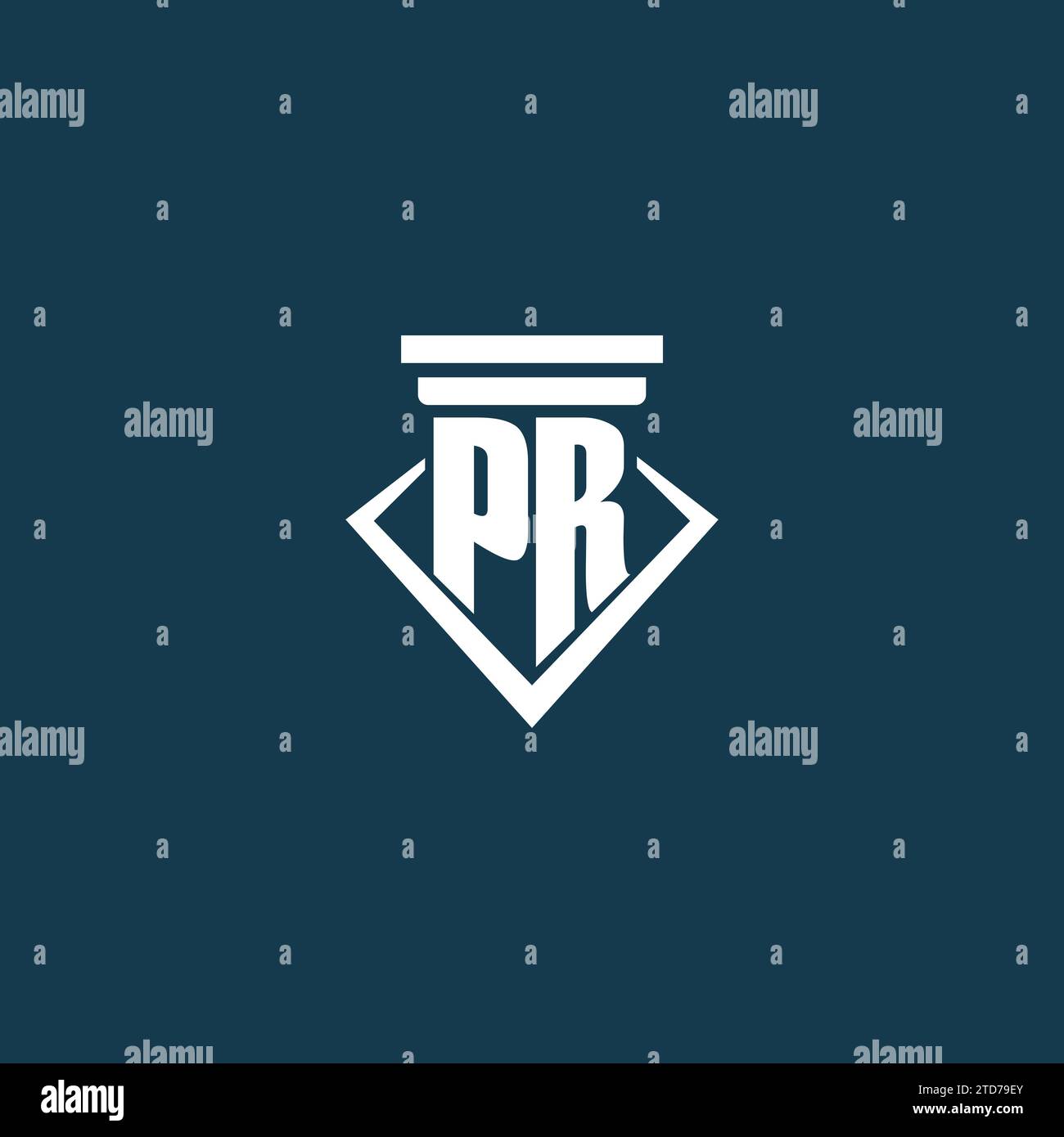 Pr logos Stock Vector Images - Alamy