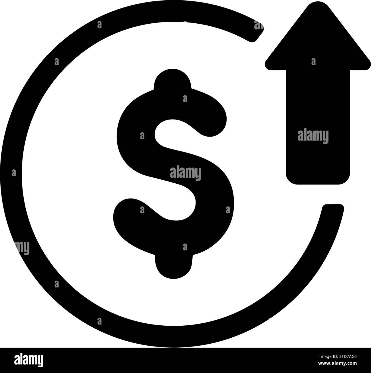 U.S. dollar rise vector icon illustration Stock Vector Image & Art - Alamy