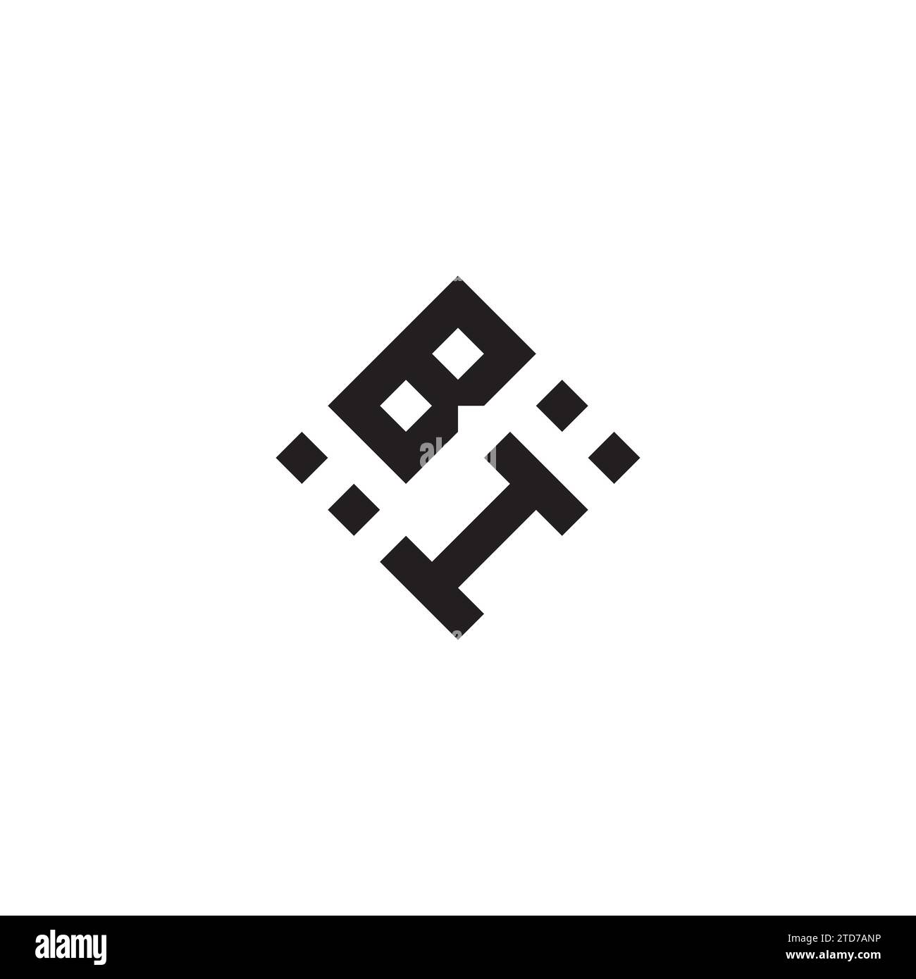 IB abstract geometric concept logo in high quality professional design ...
