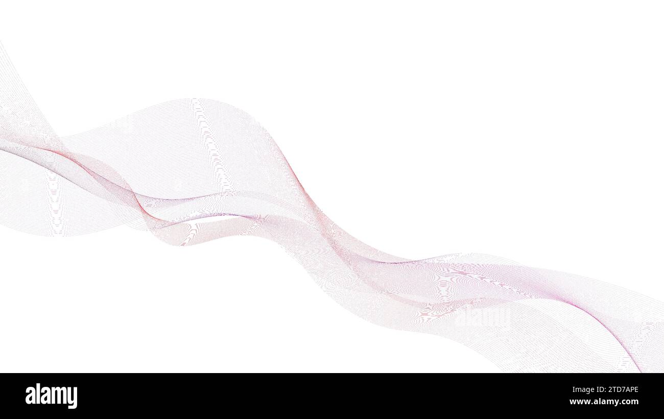 abstract smooth red and blue circle wave on a black background Stock ...