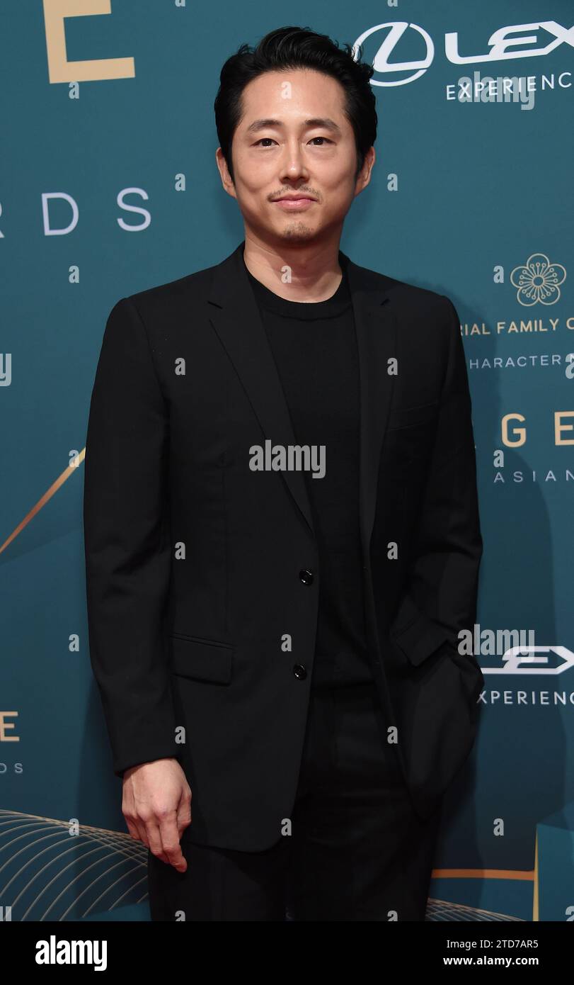 Steven Yeun arriving to the Unforgettable: The 21st Annual Asian ...