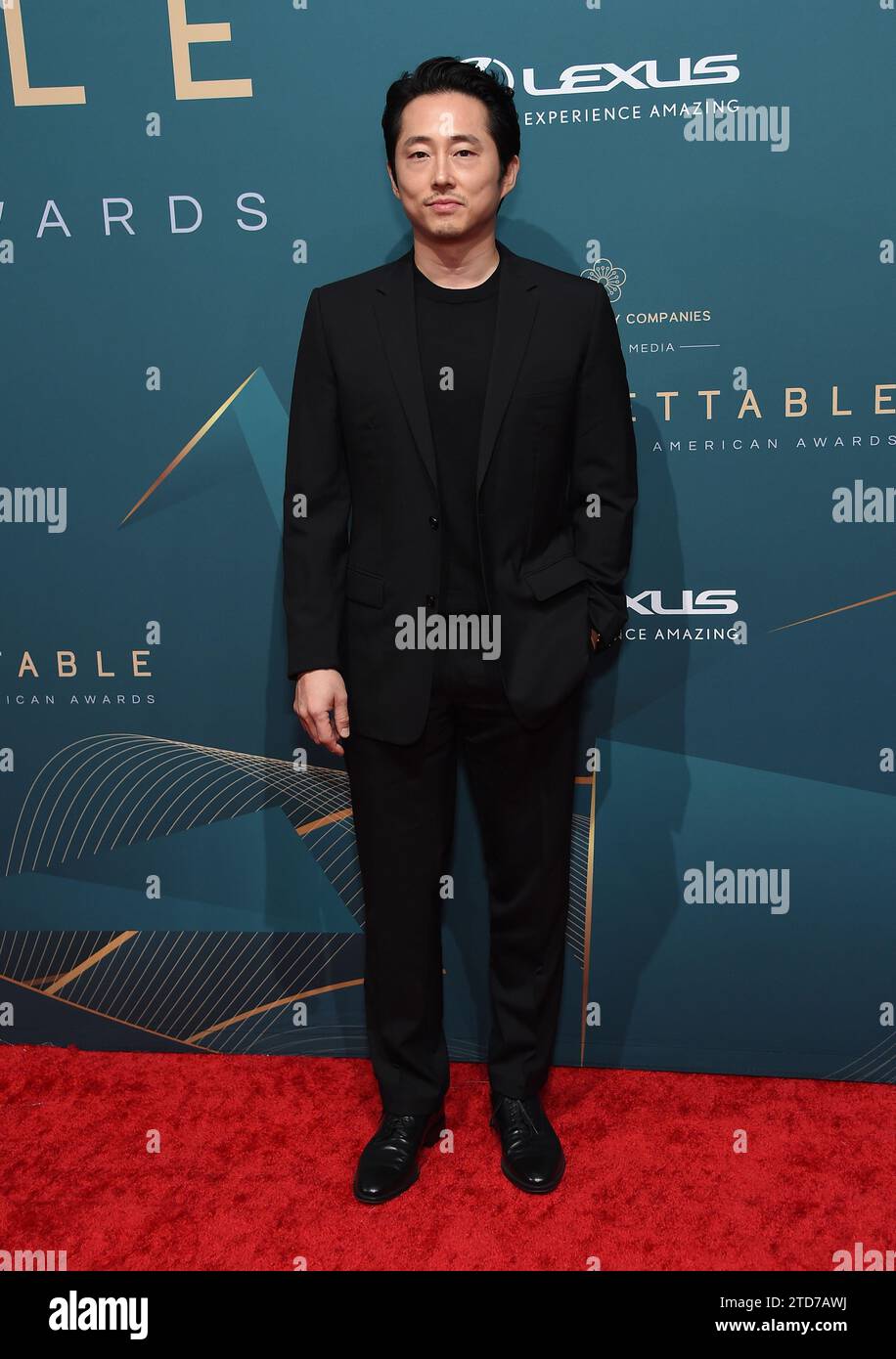 Beverly Hills, California, USA. 16th Dec, 2023. Steven Yeun arriving to ...