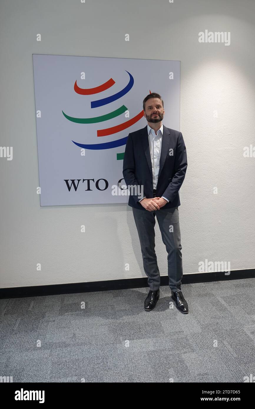 PRODUCTION - 07 December 2023, Geneva, Genf: Ralph Ossa Chief Economist and Head of the Research ...