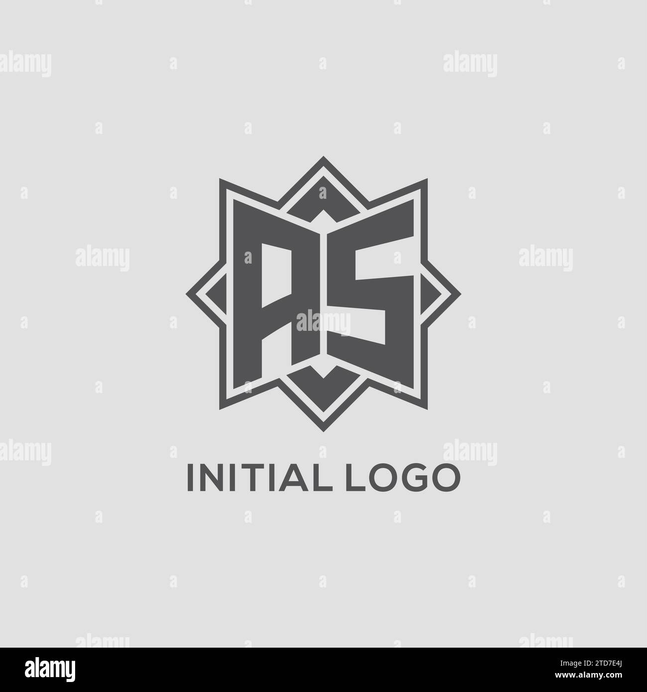 Monogram AS logo with eight point star style design vector graphic Stock Vector Image & Art - Alamy