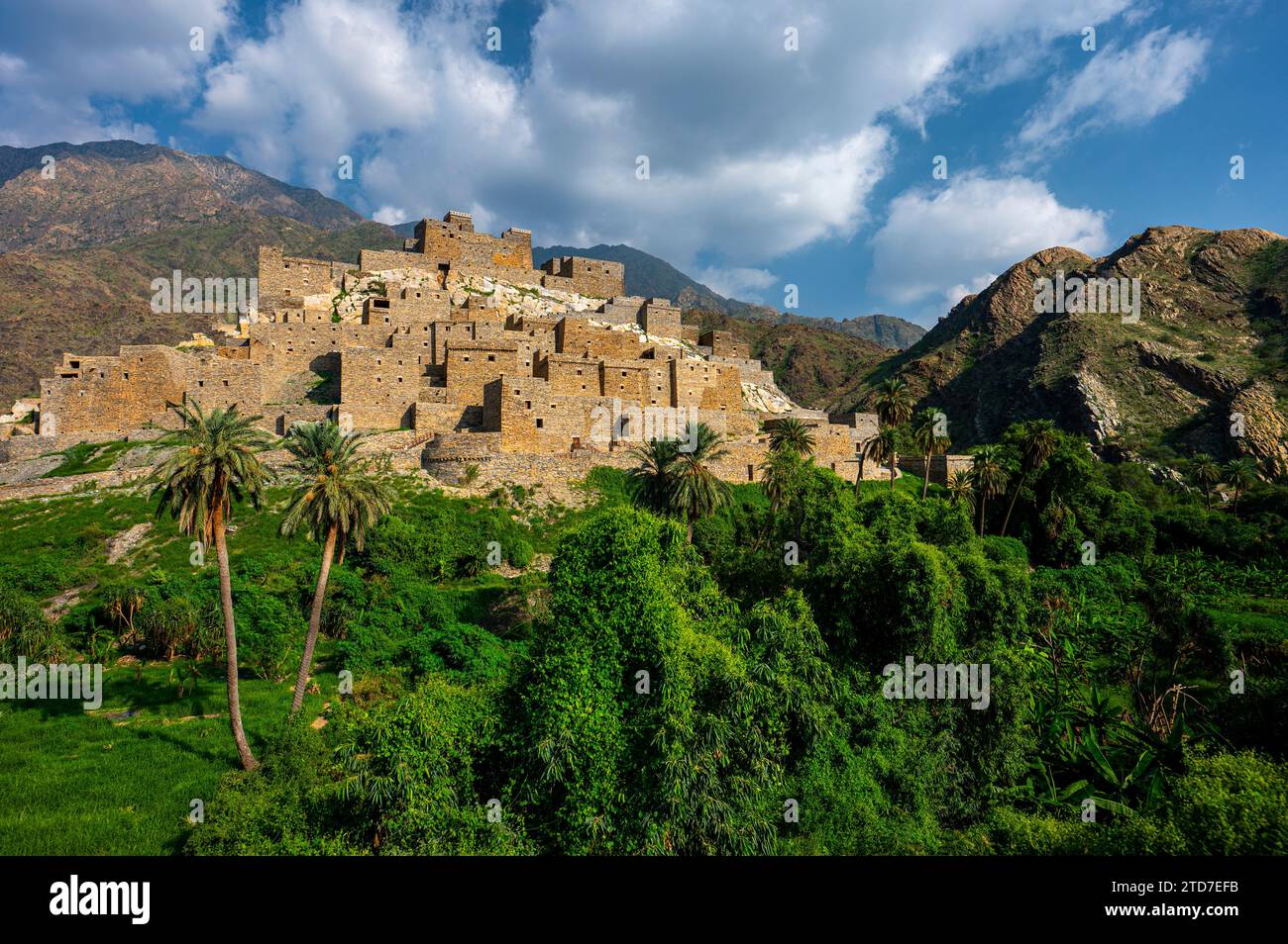 Thee Ain, Al Bahah, Saudi Arabia - November 26, 2023: View of Thee Ain ...