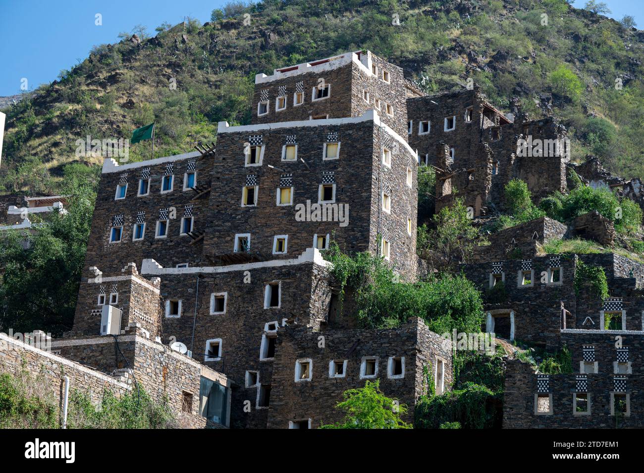 Rijal Almaa, Saudi Arabia - November 26, 2023: View of the central ...