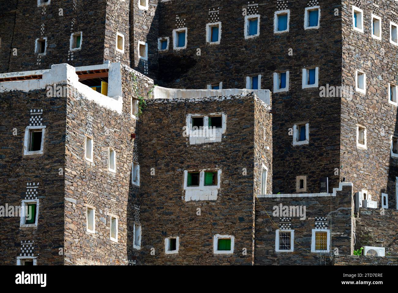 Rijal Almaa, Saudi Arabia - November 26, 2023: View of the central ...