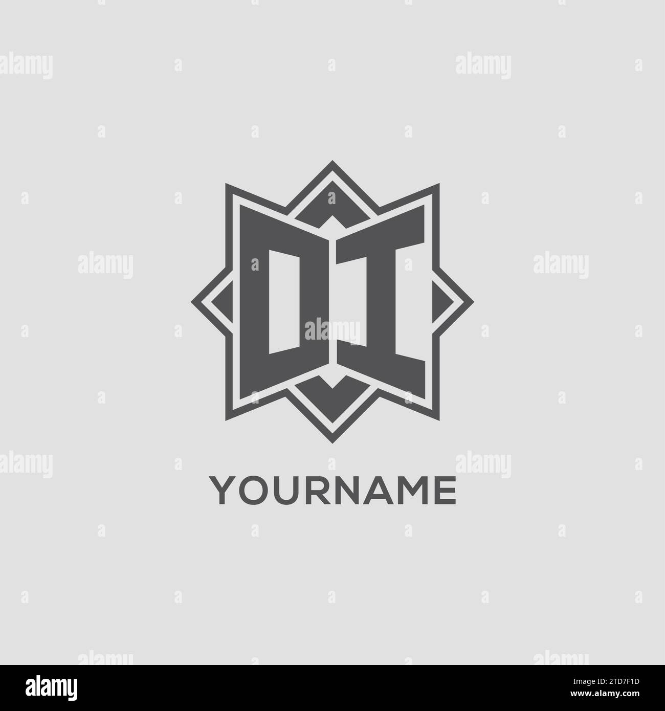 Oi initials logo Stock Vector Images - Alamy