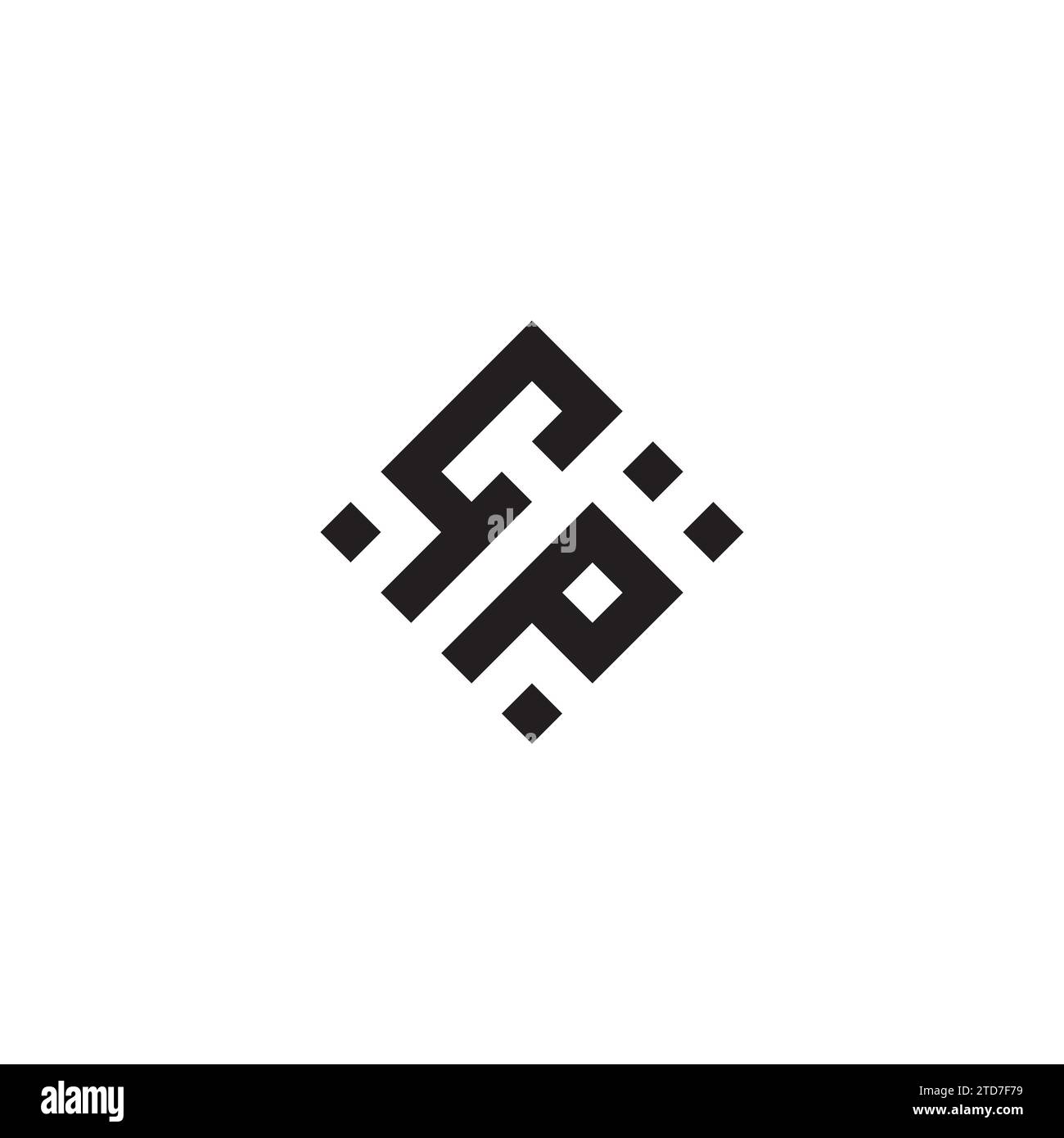 PC abstract geometric concept logo in high quality professional design ...