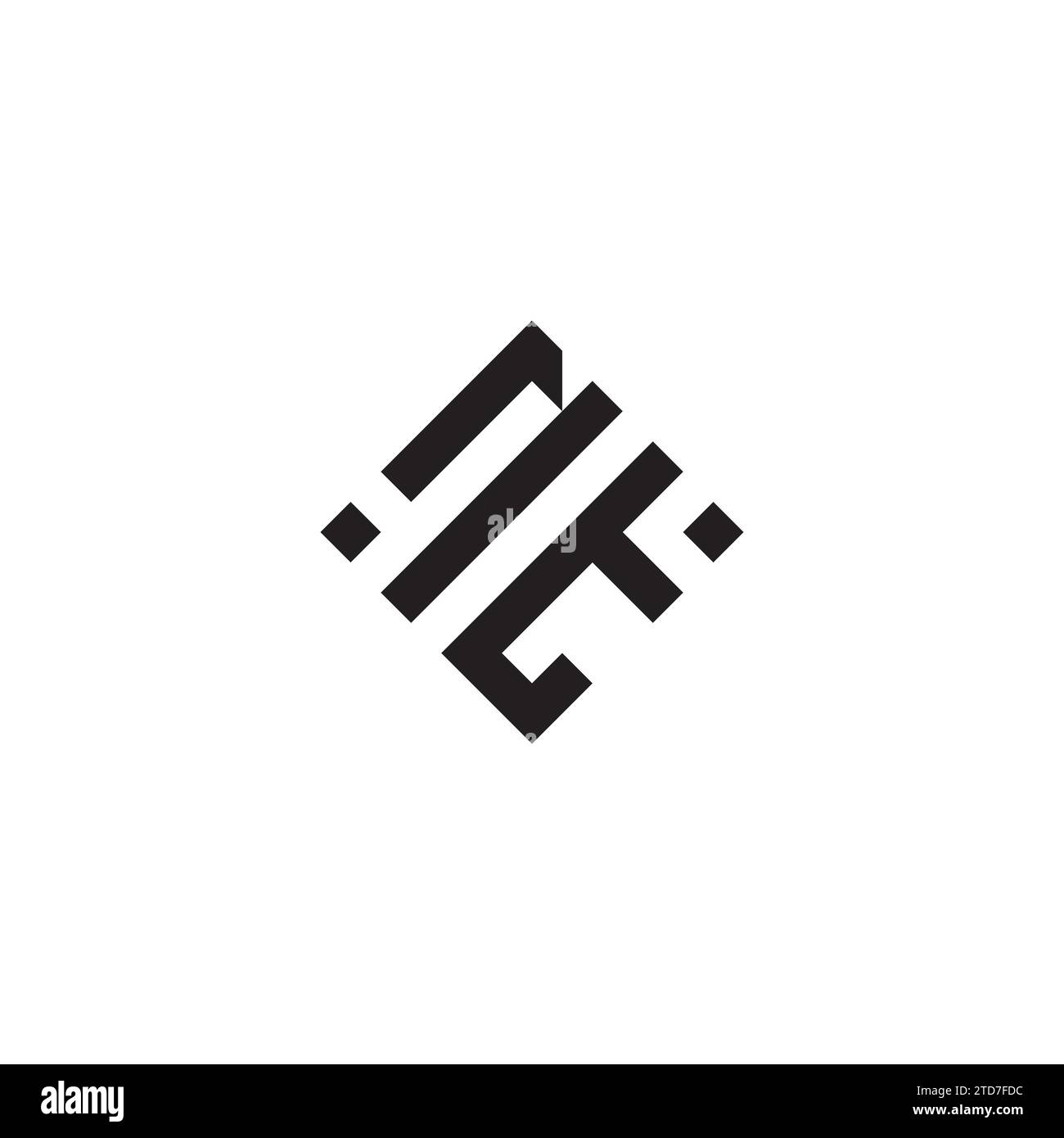 TN abstract geometric concept logo in high quality professional design ...
