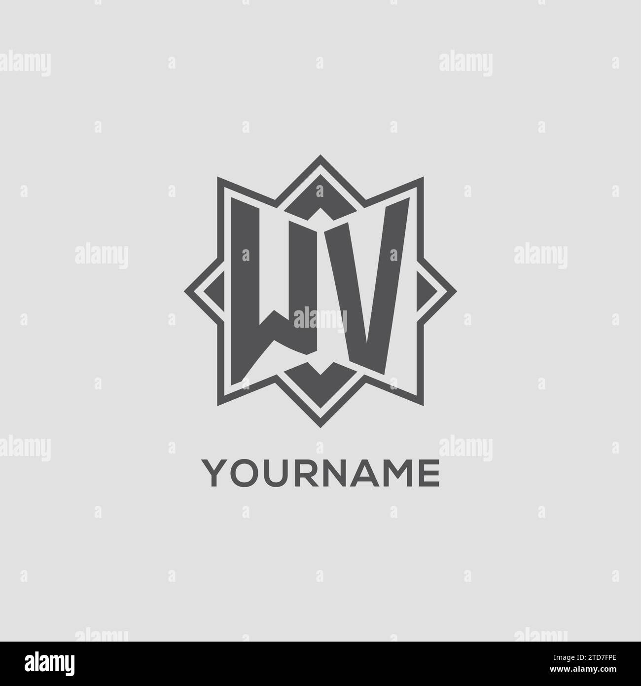 Wv logo Stock Vector Images - Alamy