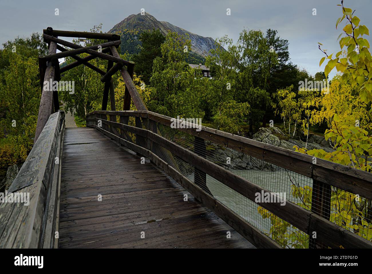 Crossing river over wooden road hi-res stock photography and images - Alamy