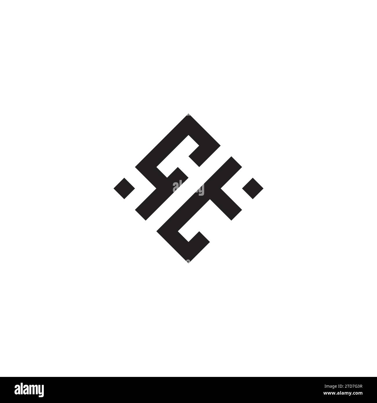 TC abstract geometric concept logo in high quality professional design ...