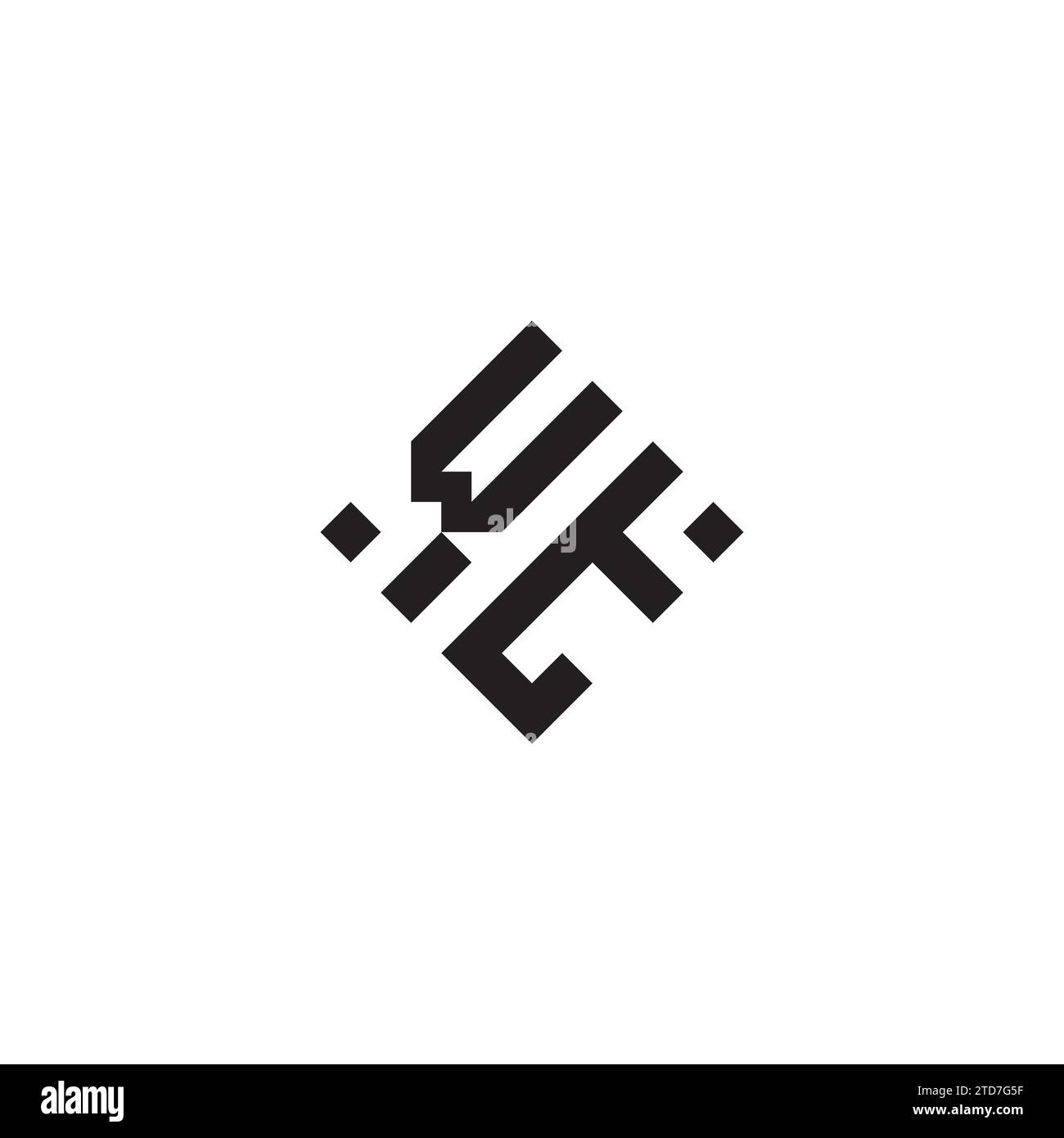 TW abstract geometric concept logo in high quality professional design ...