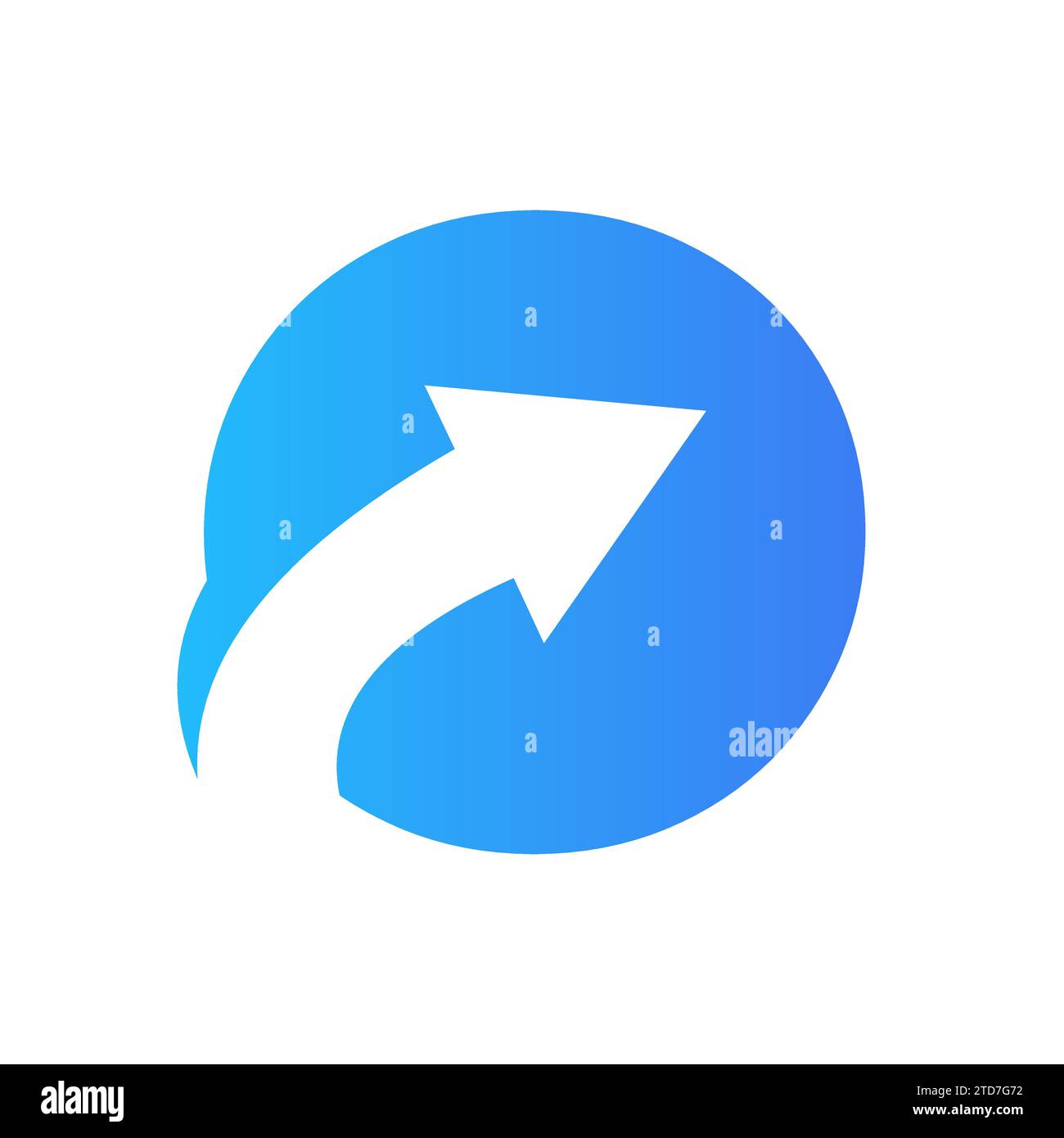 Financial Logo On Letter O Concept With Growth Arrow Symbol Stock ...