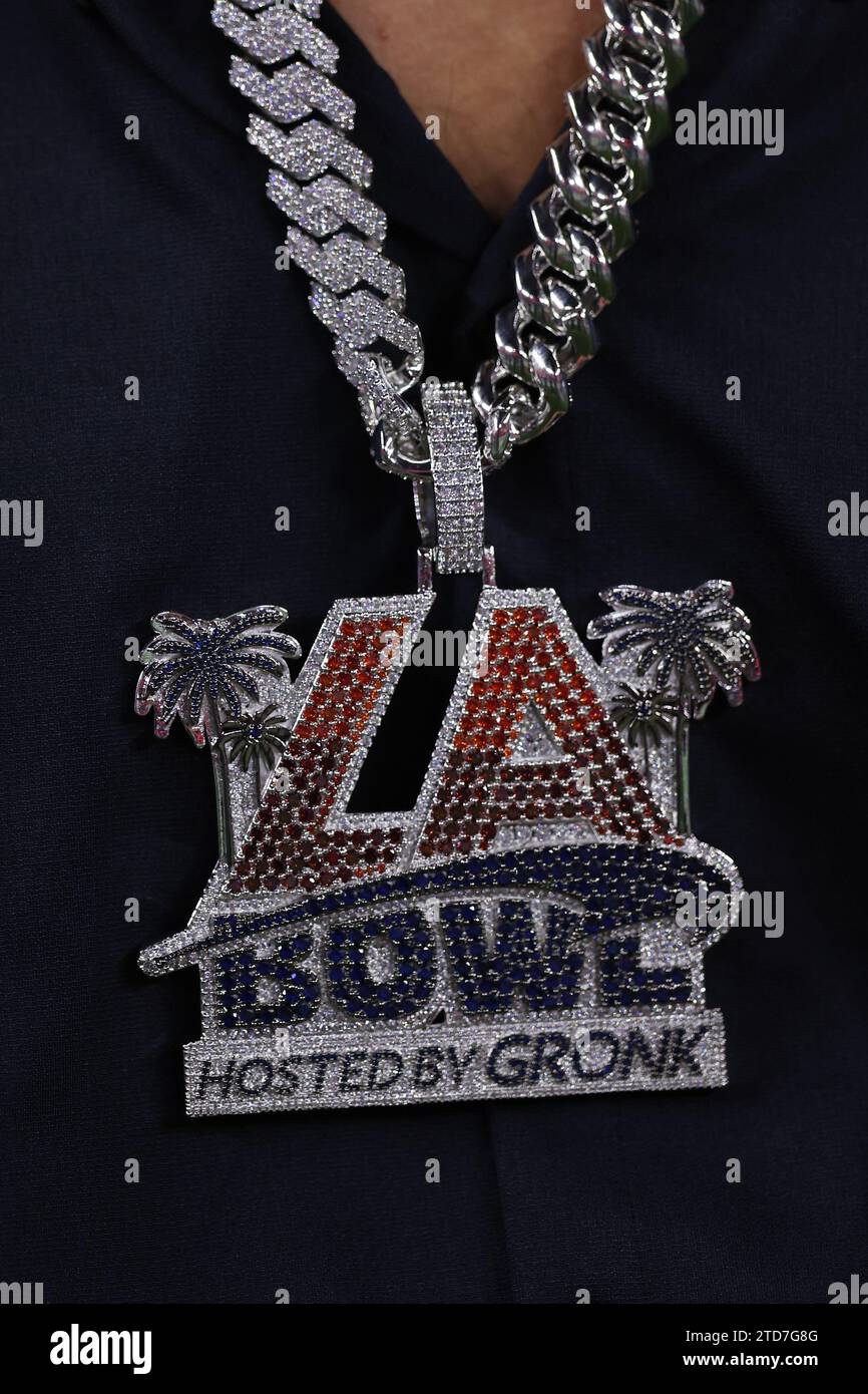 December 16, 2023, Los Angeles, California, USA: ROB GRONKOWSKI wears a ...