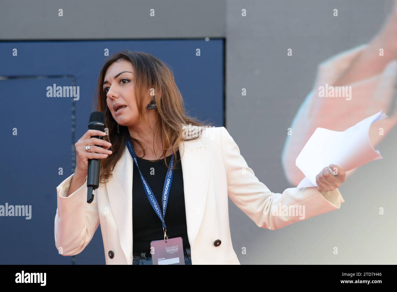 Castel San'Antangelo, Rome, Italy, December 16, 2023, Augusta Montaruli ...