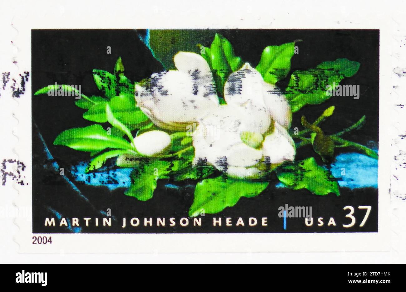 MOSCOW, RUSSIA - NOVEMBER 19, 2023: Postage stamp printed in United ...