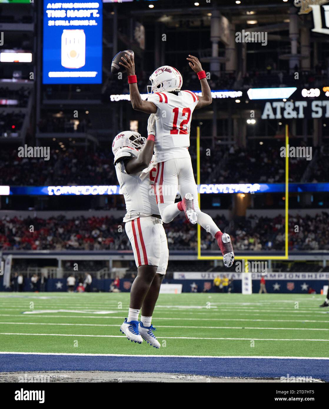 December 16, 2023, Arlington, Texas, U.S: Duncanville player #12 QB ...