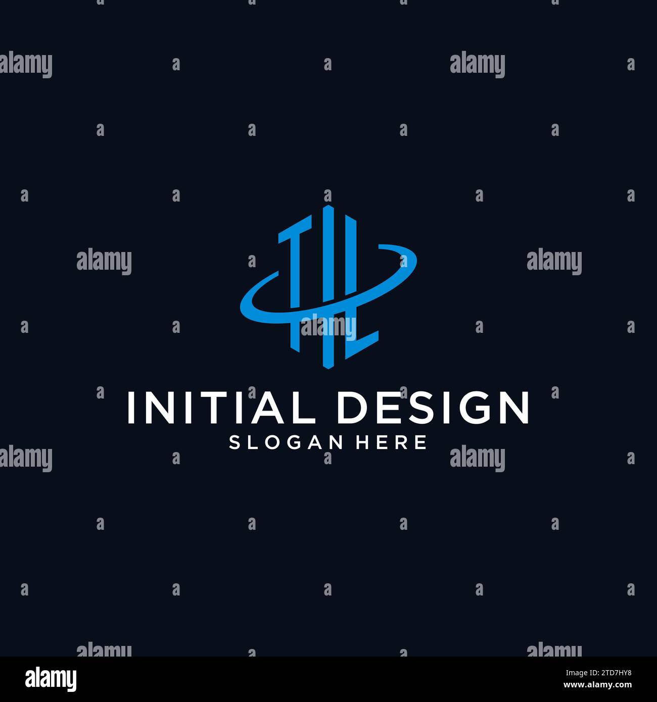 TL initial monogram logo with hexagonal shape and swoosh design ideas ...