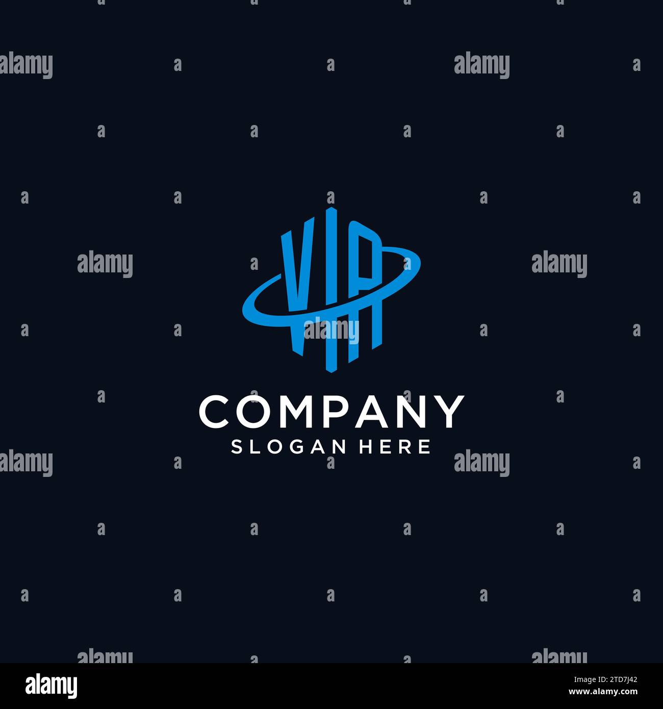 VA initial monogram logo with hexagonal shape and swoosh design ideas ...