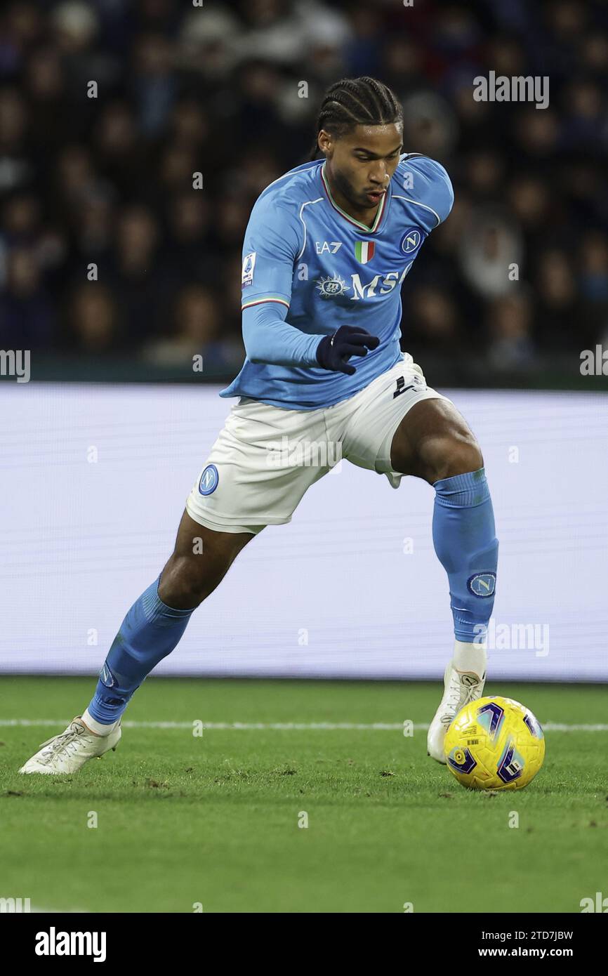 SSC Napoli's Swedish midfielder Jens-Lys Michel Cajuste controls the ...