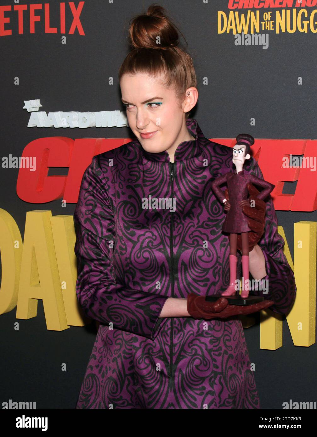 London, UK. Maddy Lucy Dann at the screening for Chicken Run: Dawn of ...