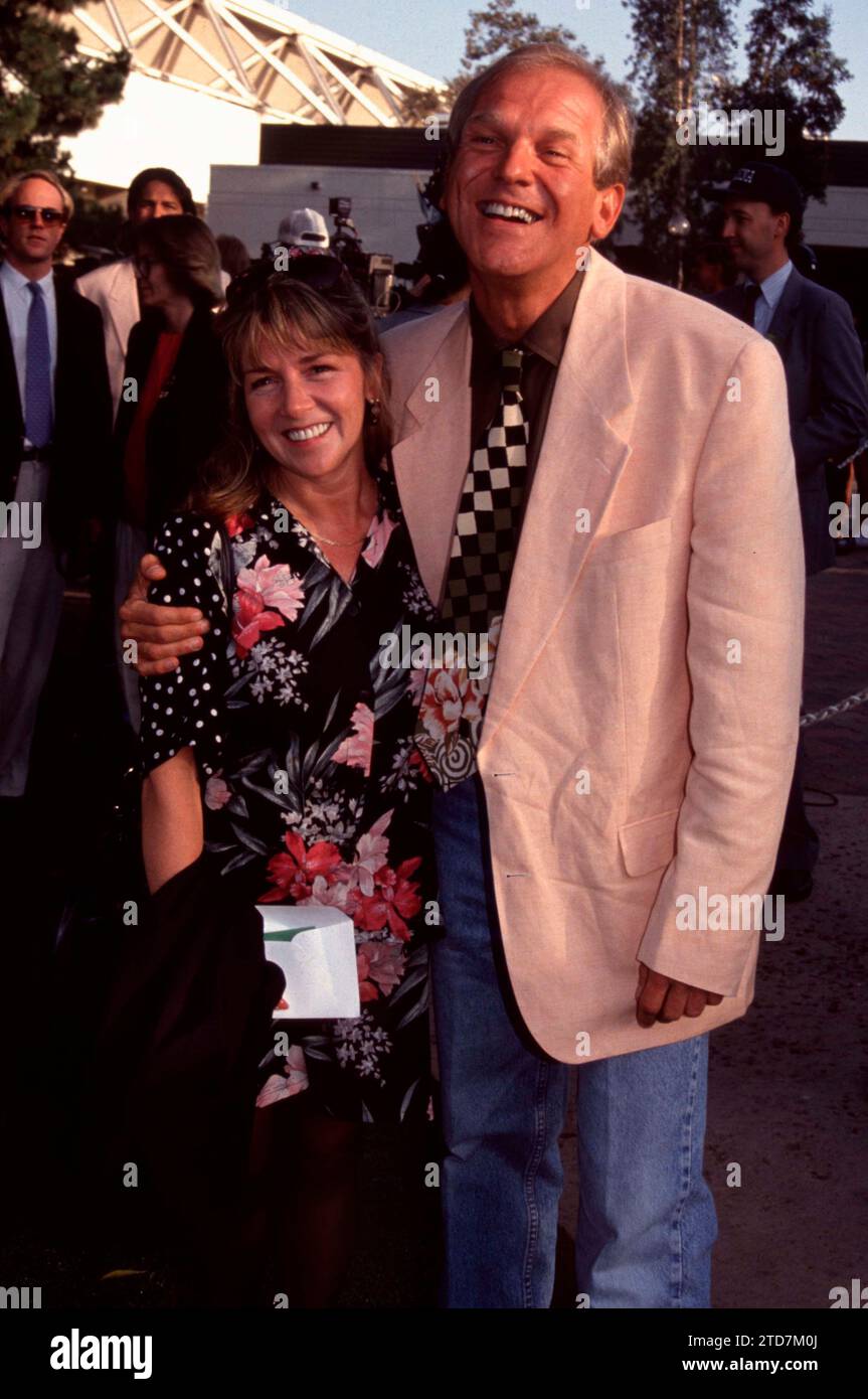 Los Angeles.CA.USA. LIBRARY. John Spencer and Patty Mariano in the mid ...