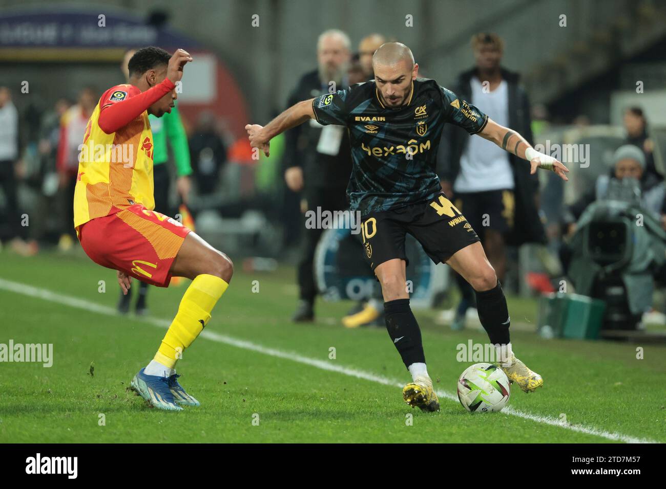 Teddy Teuma of Reims during the French championship Ligue 1 football ...