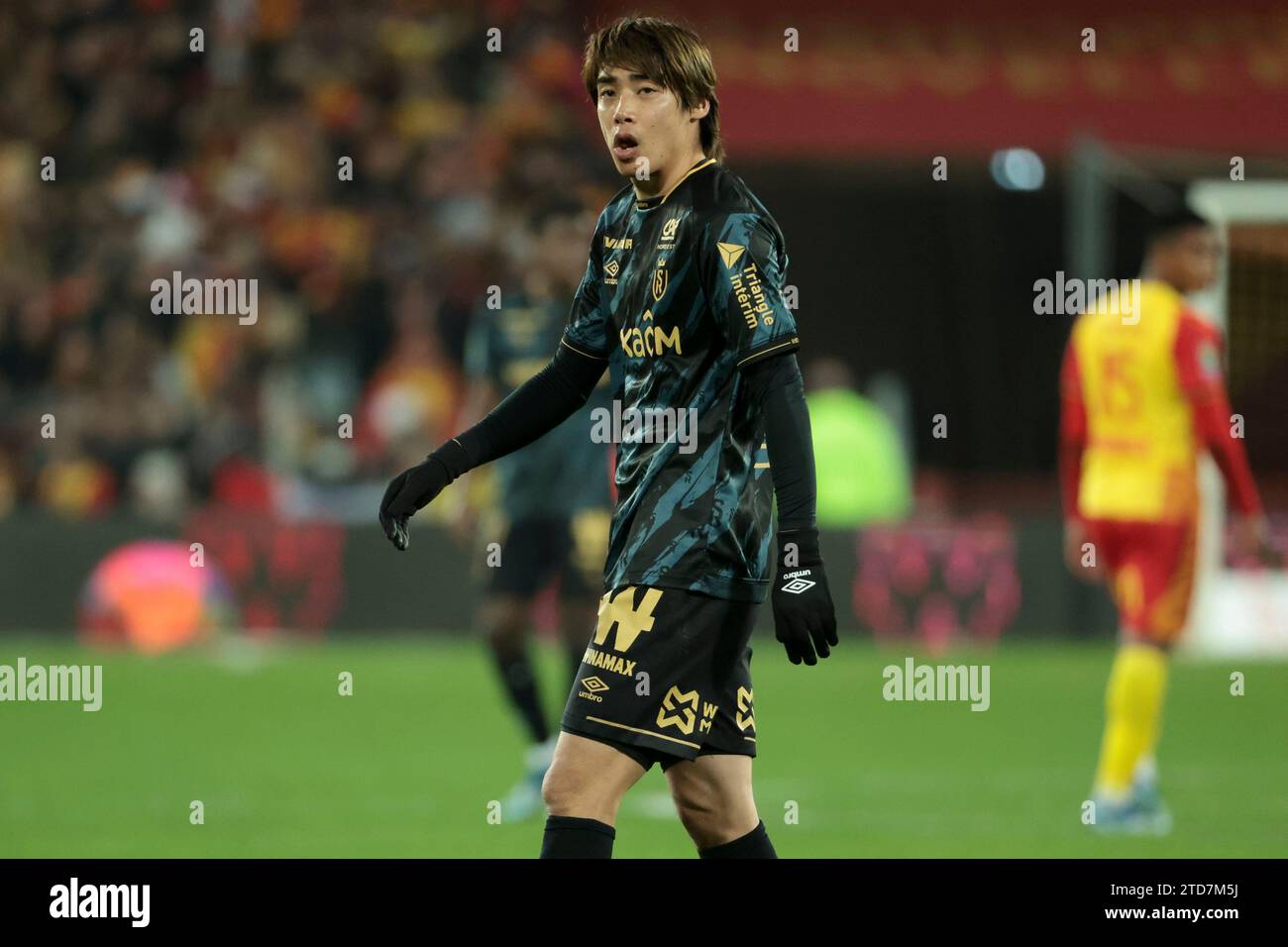 Junya Ito of Reims during the French championship Ligue 1 football ...