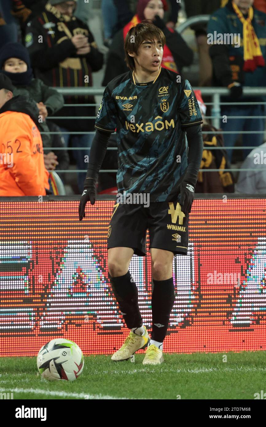 Junya Ito of Reims during the French championship Ligue 1 football ...