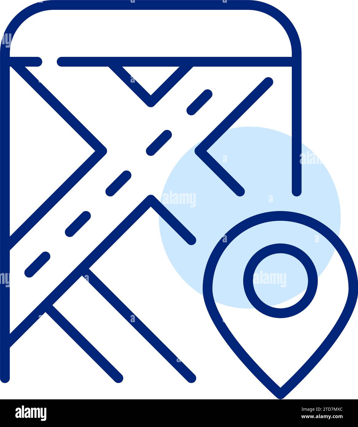 Navigation app for smartphone. Path and map pointer. Pixel perfect icon ... Navigation app for smartphone. Path and map pointer. Pixel perfect icon ...
