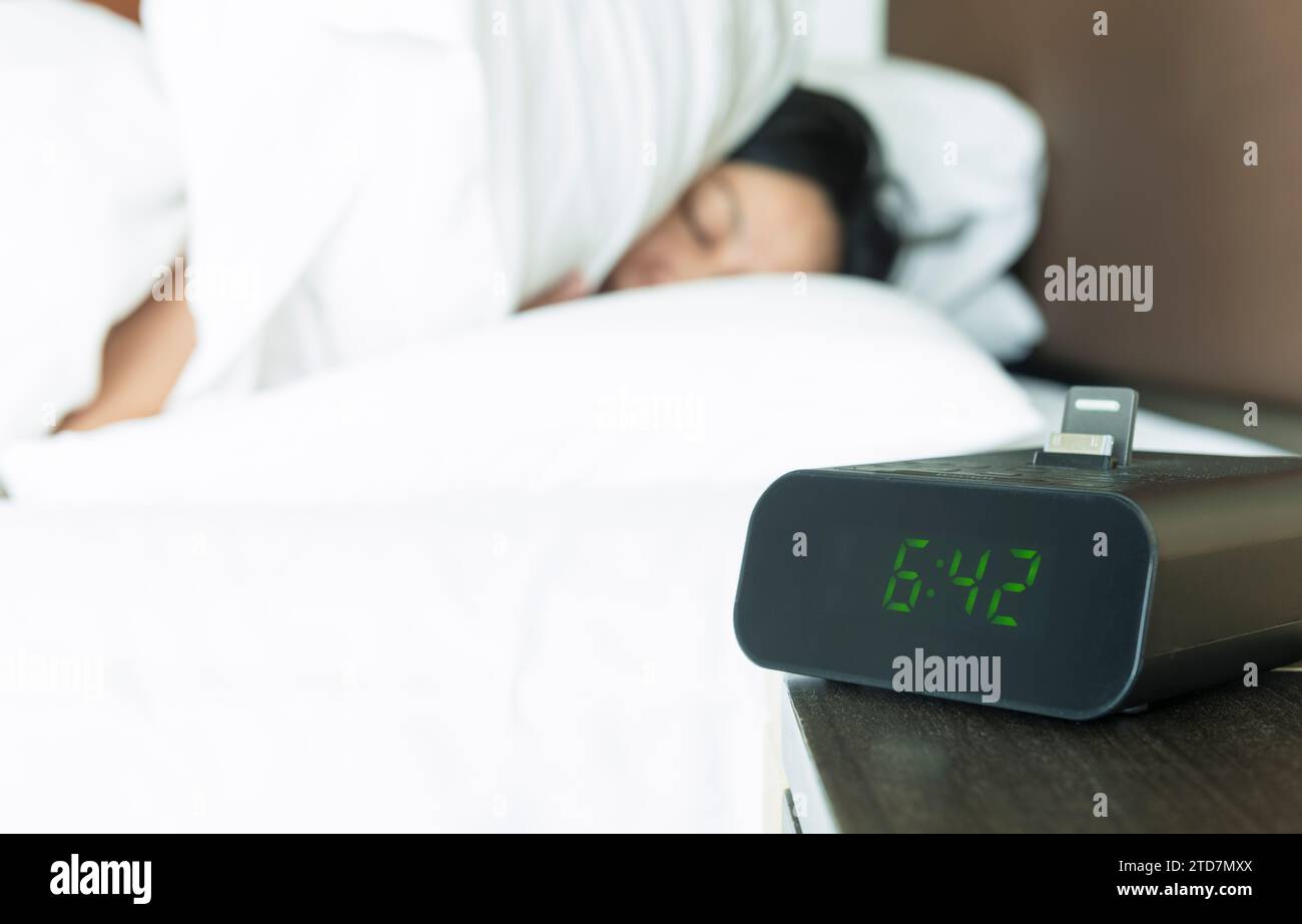 Digital alarm clock hi-res stock photography and images - Alamy