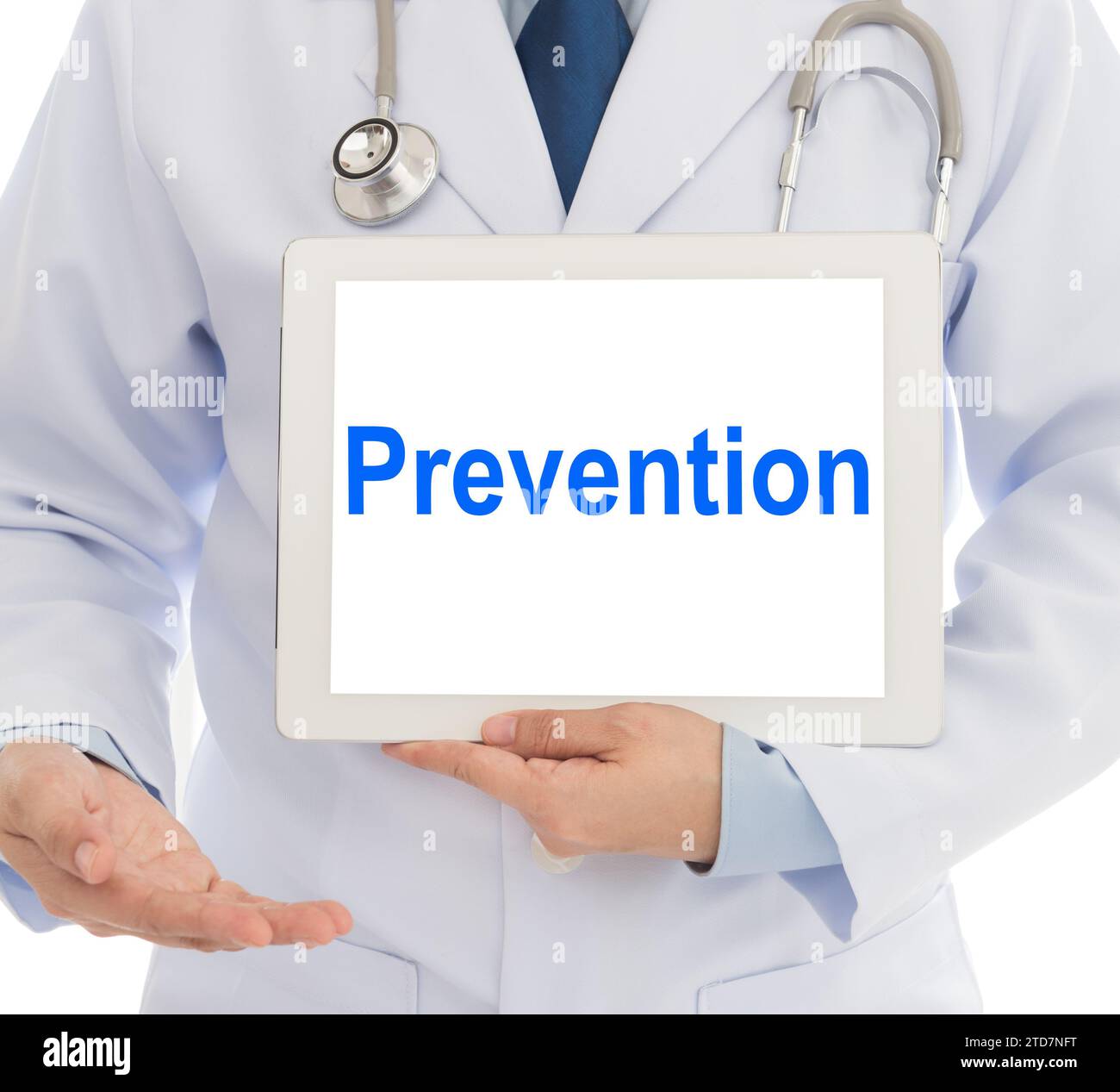 health prevention concept. doctor with digital tablet computer showing ...