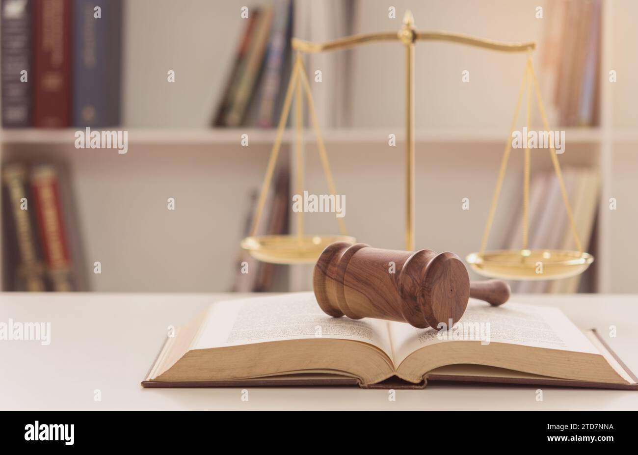 Legal,Law,Legislation Concept. Judge gavel on law books with scales of ...