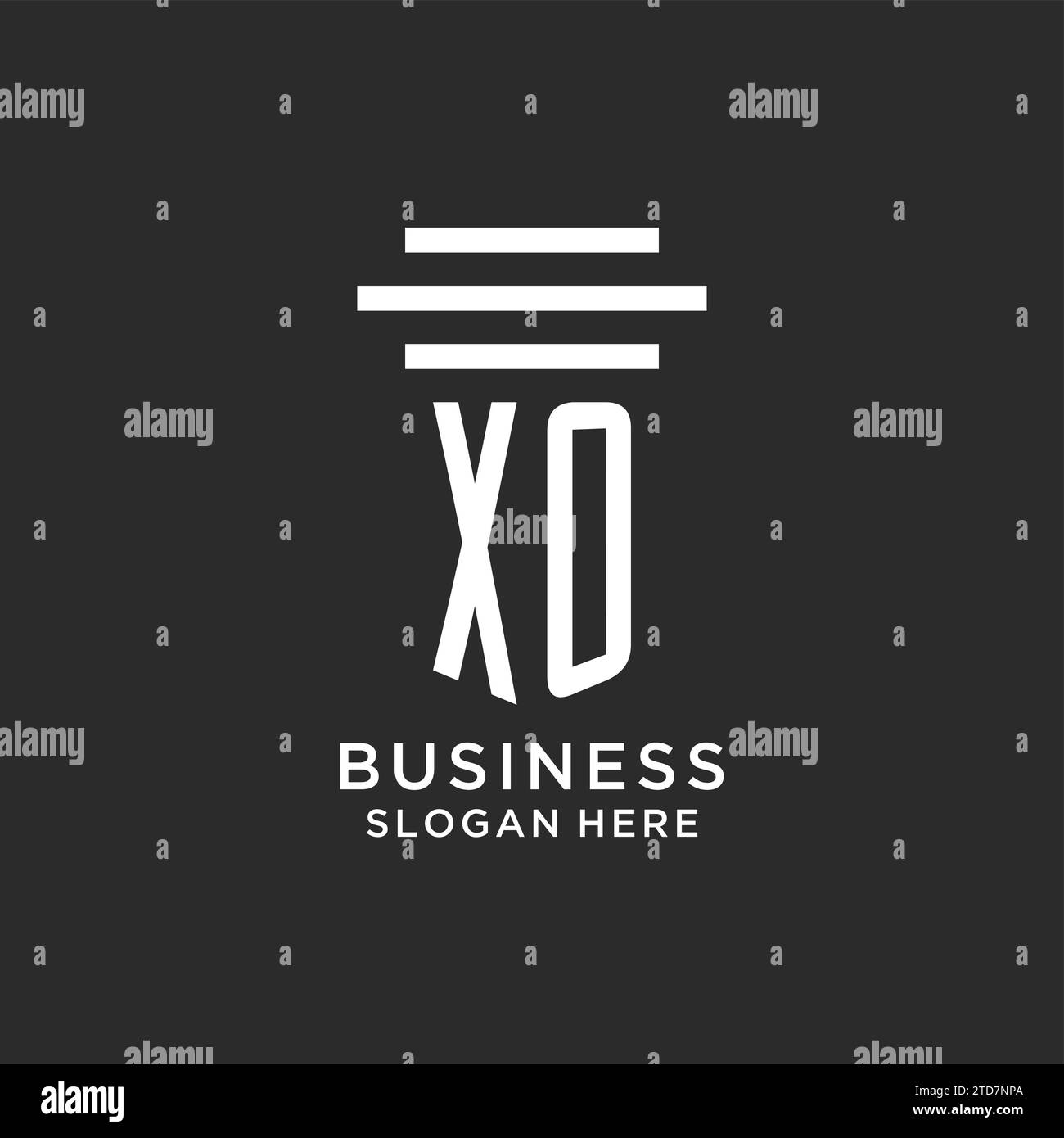 Xo logo vector vectors Black and White Stock Photos & Images - Alamy