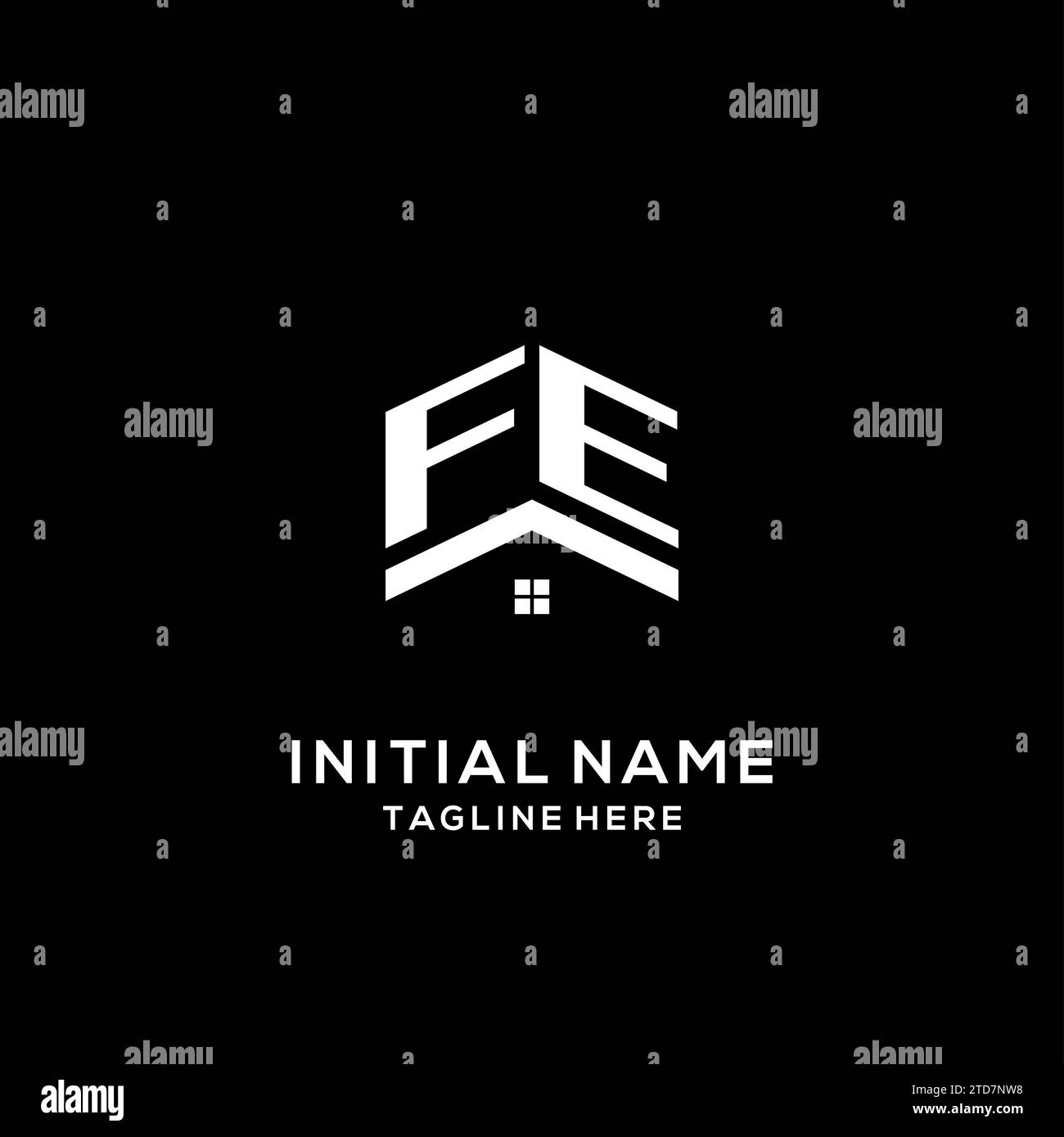 Fe real estate symbol Stock Vector Images - Alamy