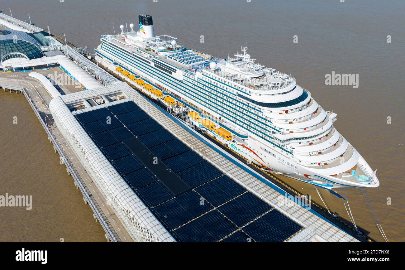 SHANGHAI, CHINA - DECEMBER 17, 2023 - China's first large cruise ship ...