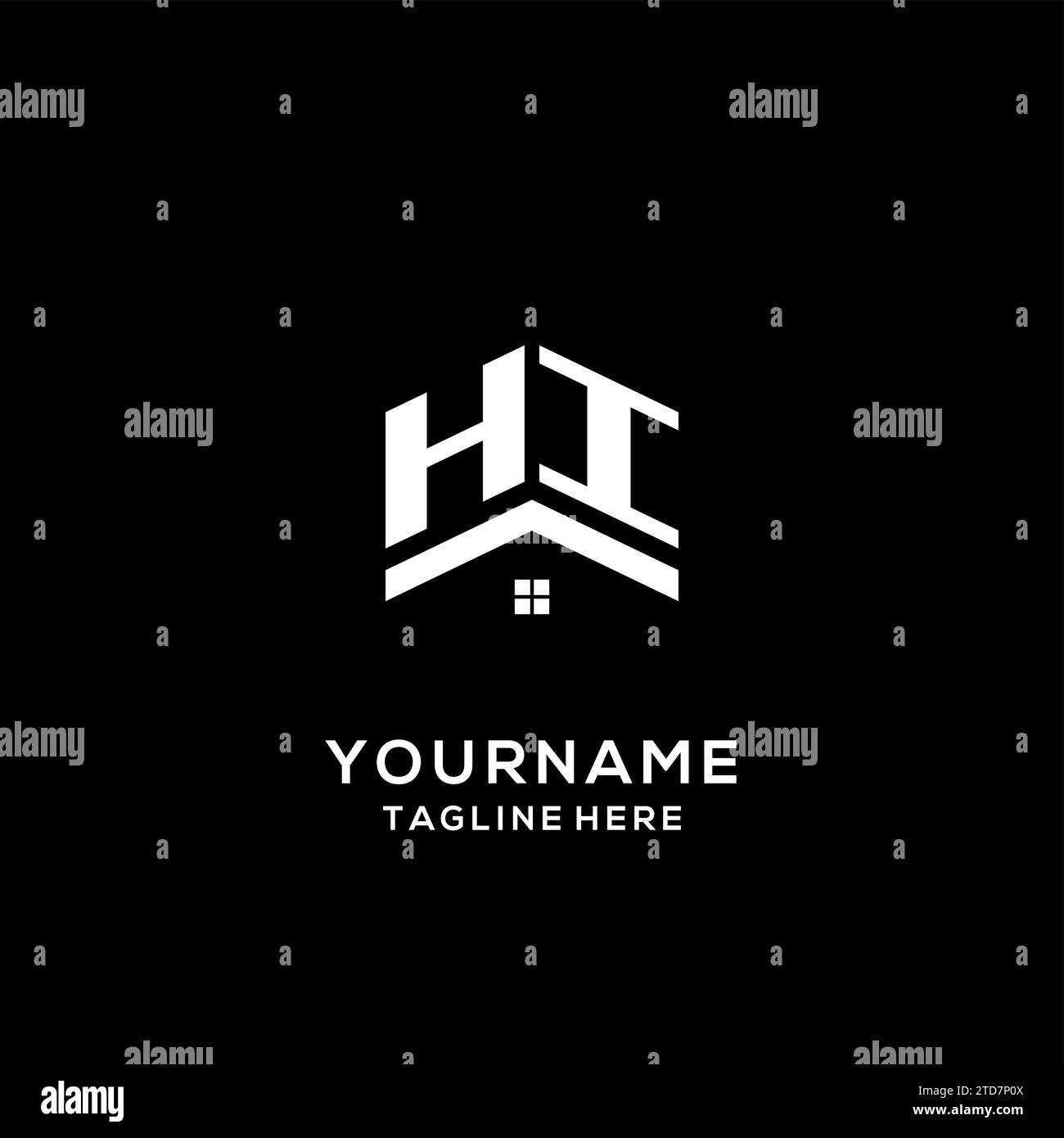 Hi clean logo Black and White Stock Photos & Images - Alamy