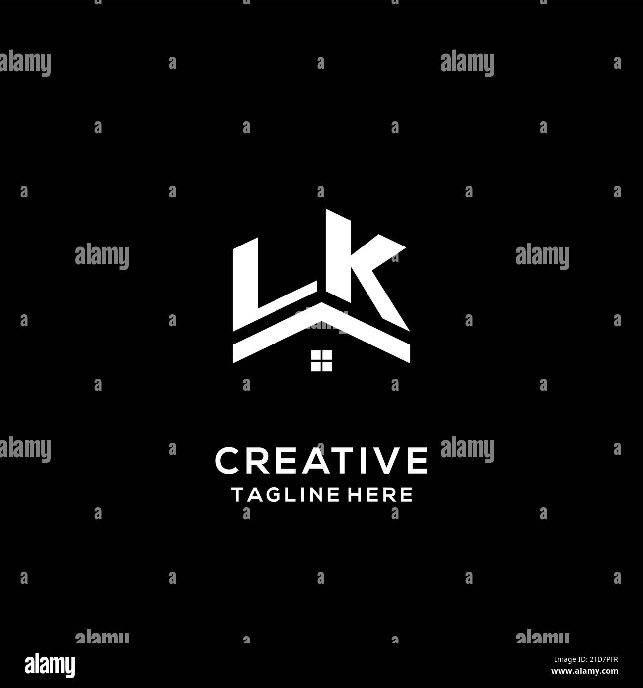 Lk real estate logo Black and White Stock Photos & Images - Alamy