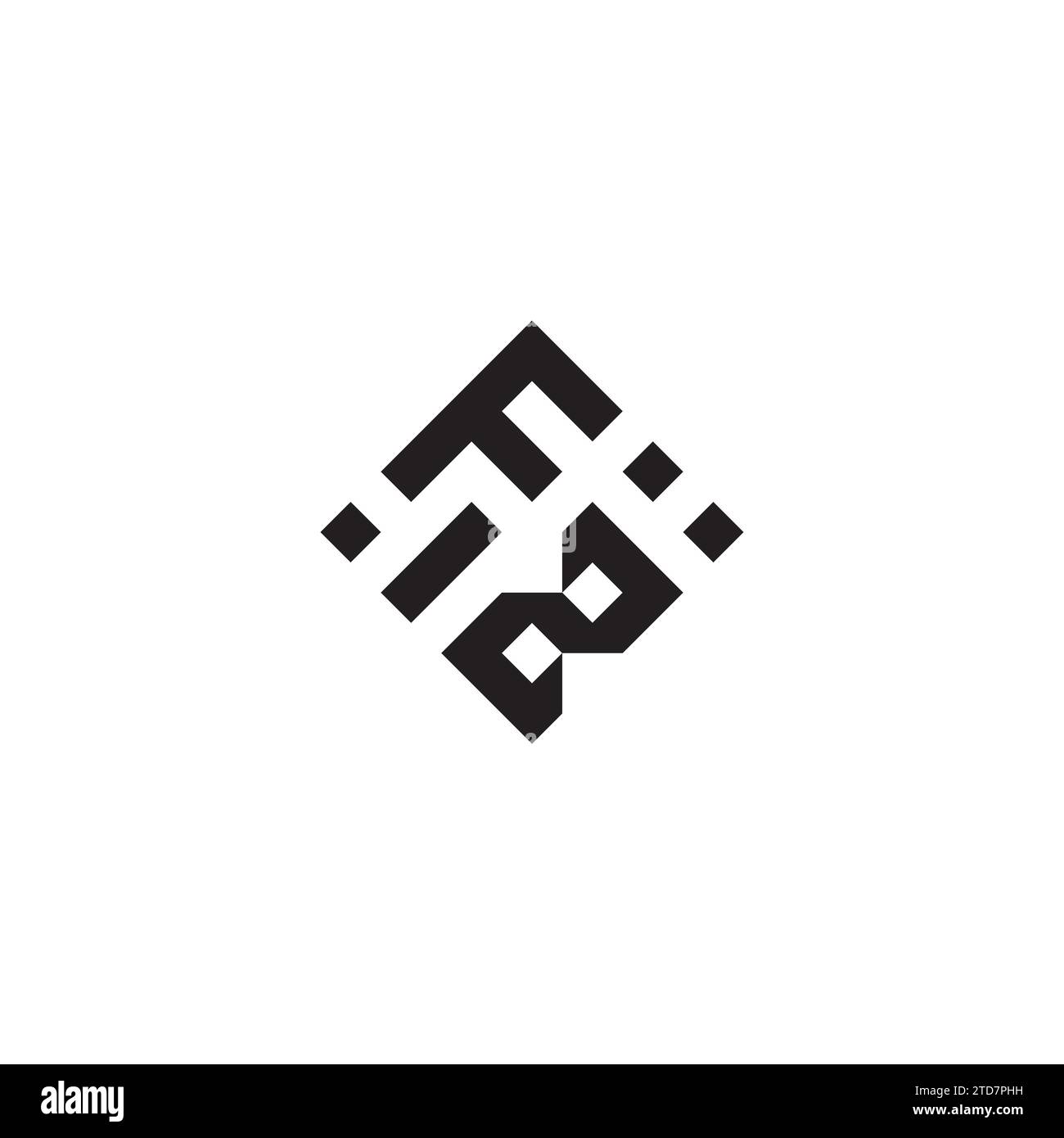 ZF abstract geometric concept logo in high quality professional design ...