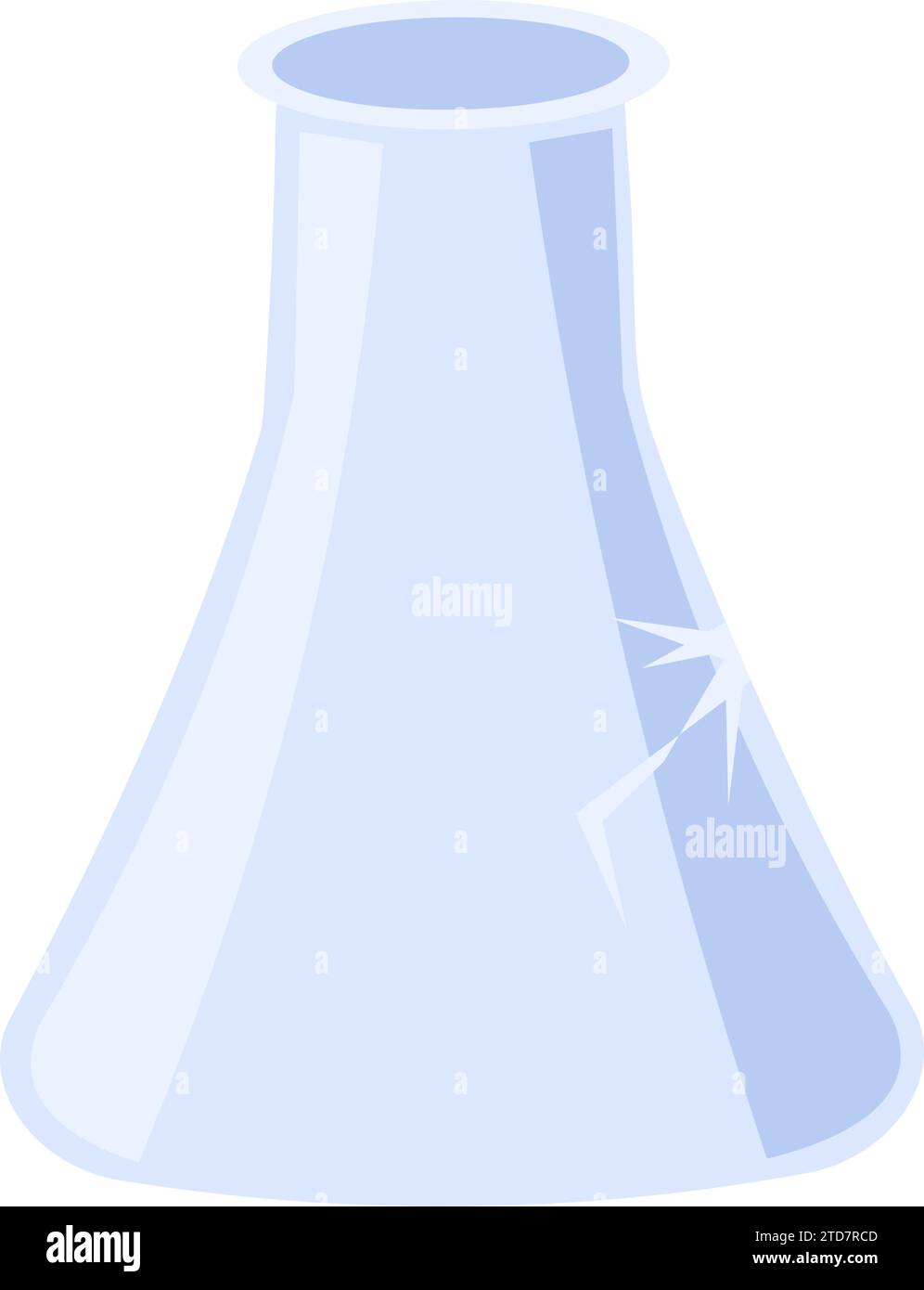 Glass container and laboratory waste Stock Vector Images - Alamy