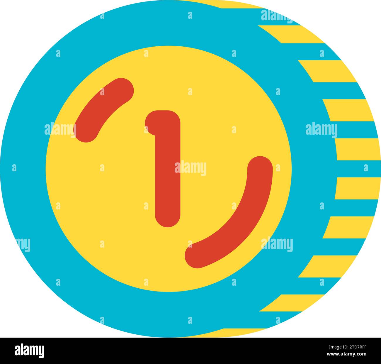 American 1 dollar coin Stock Vector Images - Alamy