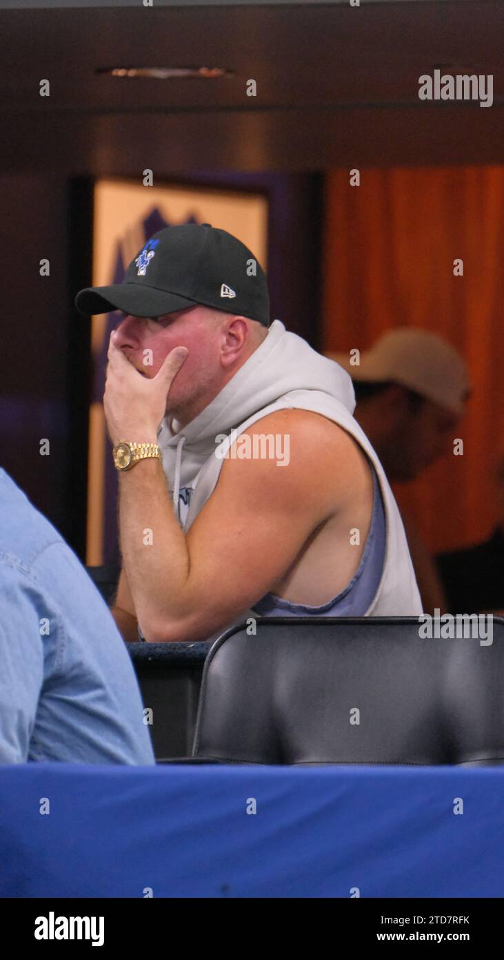 Indianapolis, USA. DEC 16, 2023: Pat McAfee during the Pittsburgh ...