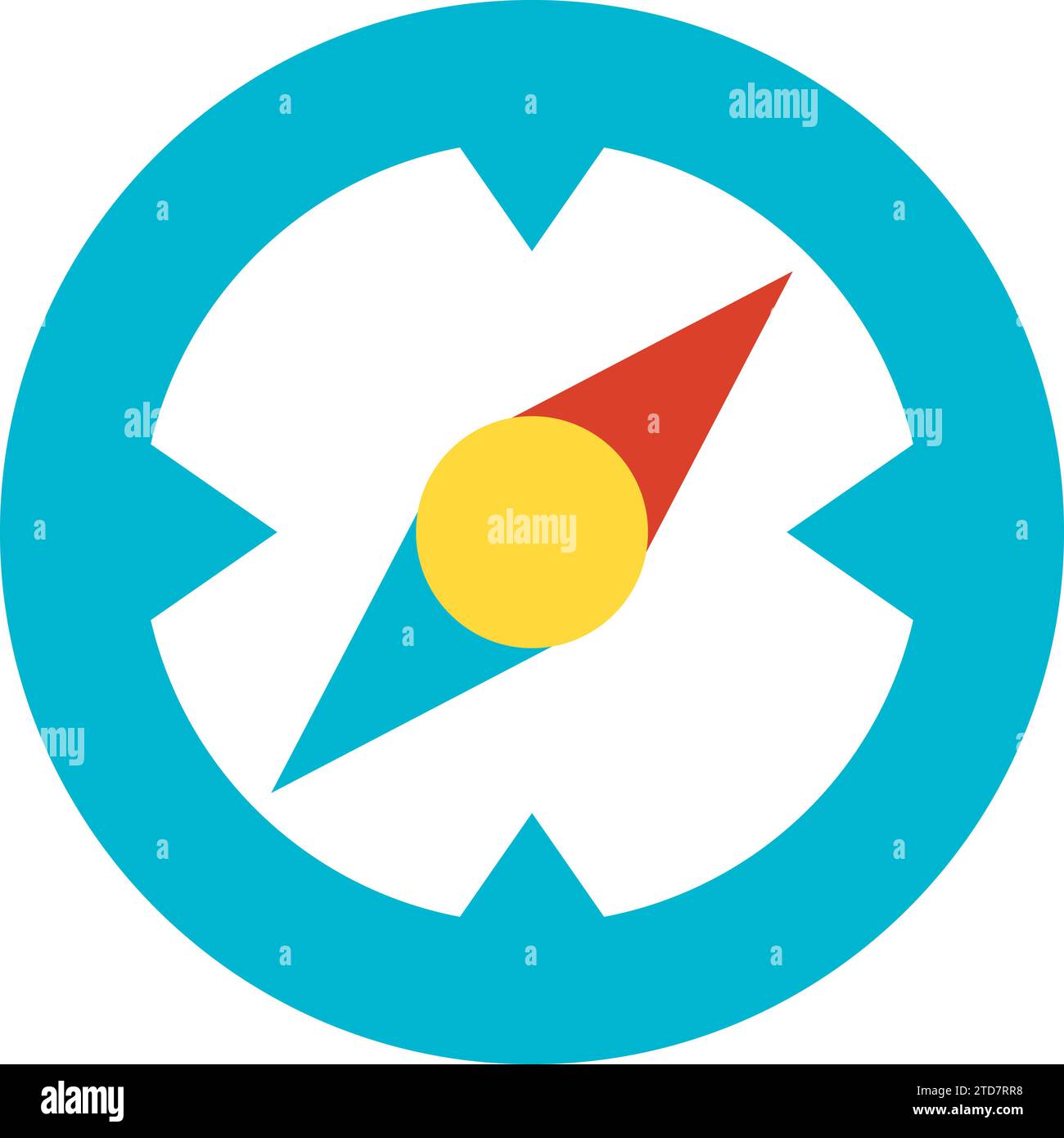 Business growth direction indicator tool. Magnetic compass tool ...