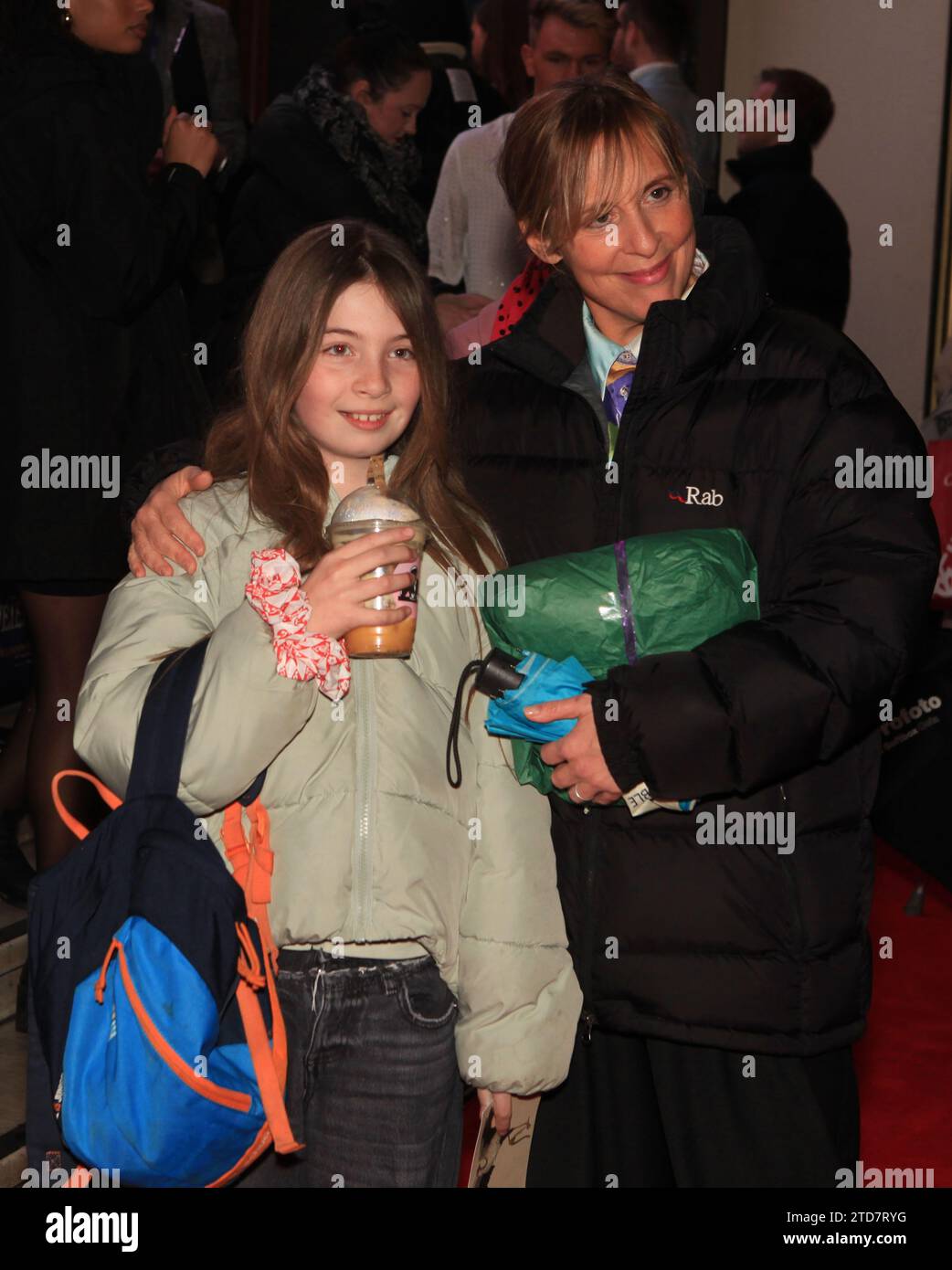 London, UK. Mel Giedroyc and daughter Florence Morris at the Peter Pan ...