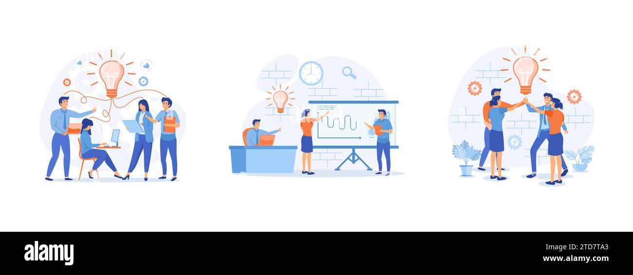 collaboration brainstorming, Business people working in the office ... collaboration brainstorming, Business people working in the office ...